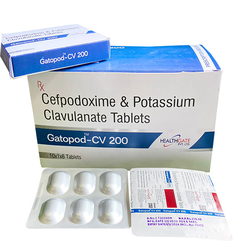 Cefpodoxime 200 mg + Potassium Clavulanate 125 mg Tablets Manufacturer ...